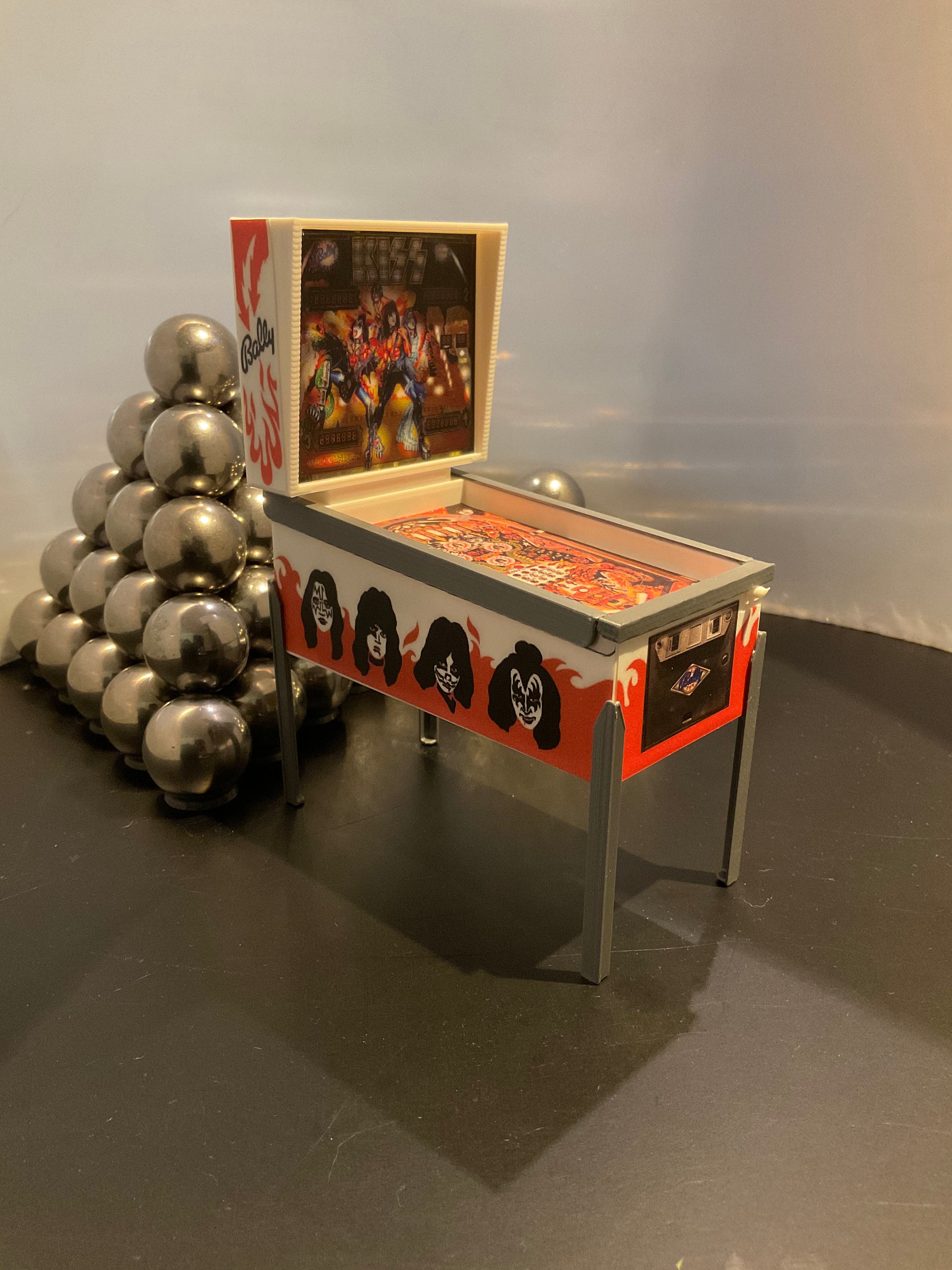 Kiss Mini Pinball / Xmas Ornament - Etsy