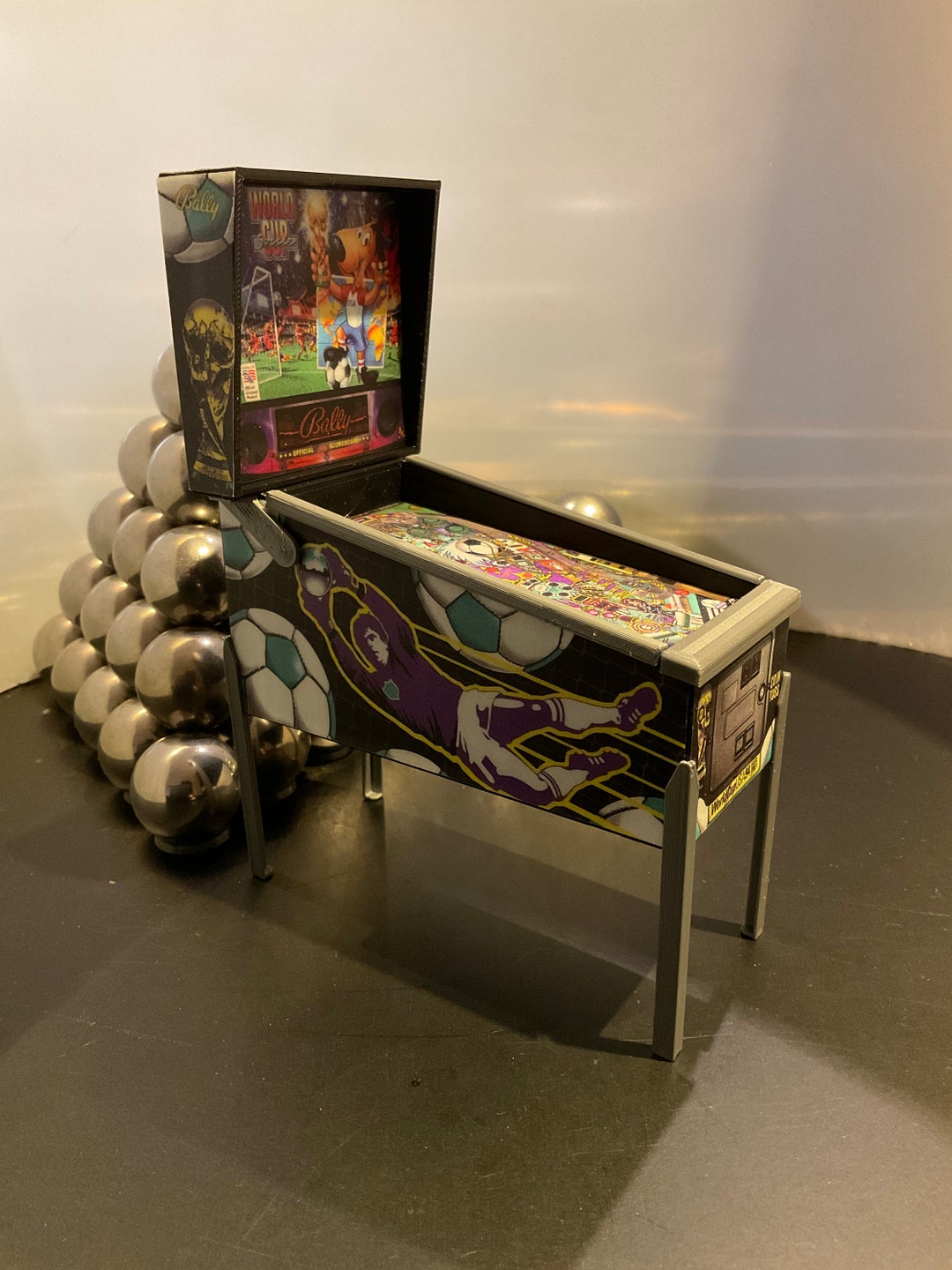 World Cup Soccer Mini Pinball / Xmas Ornament - Etsy