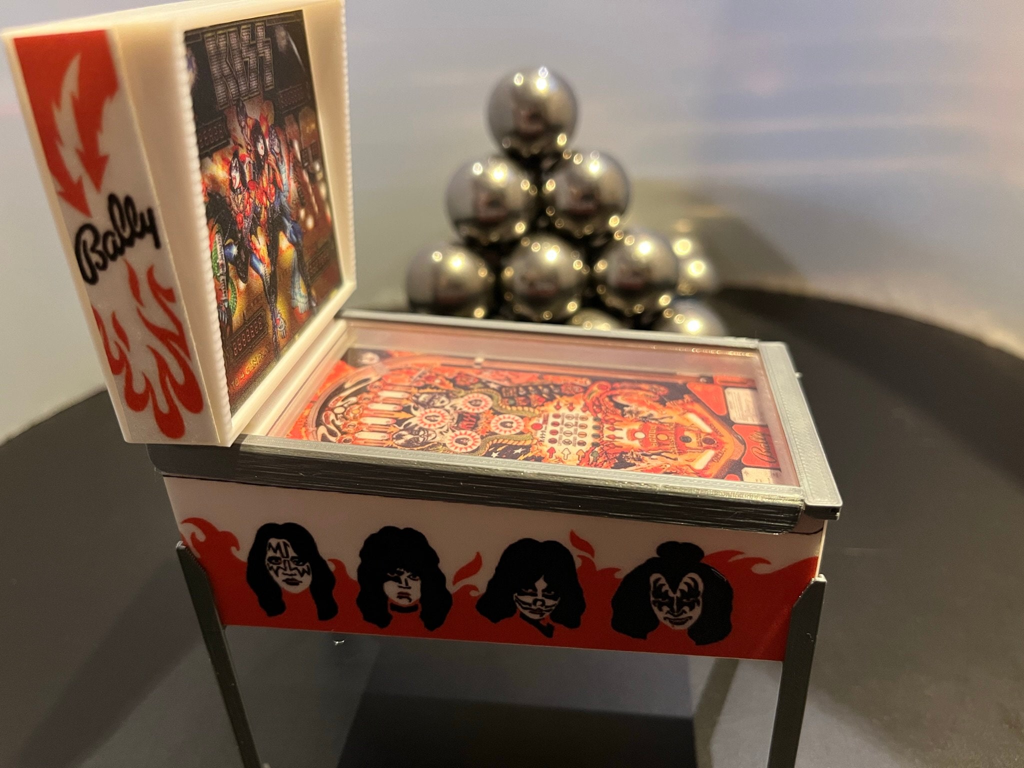 Kiss Mini Pinball / Xmas Ornament - Etsy