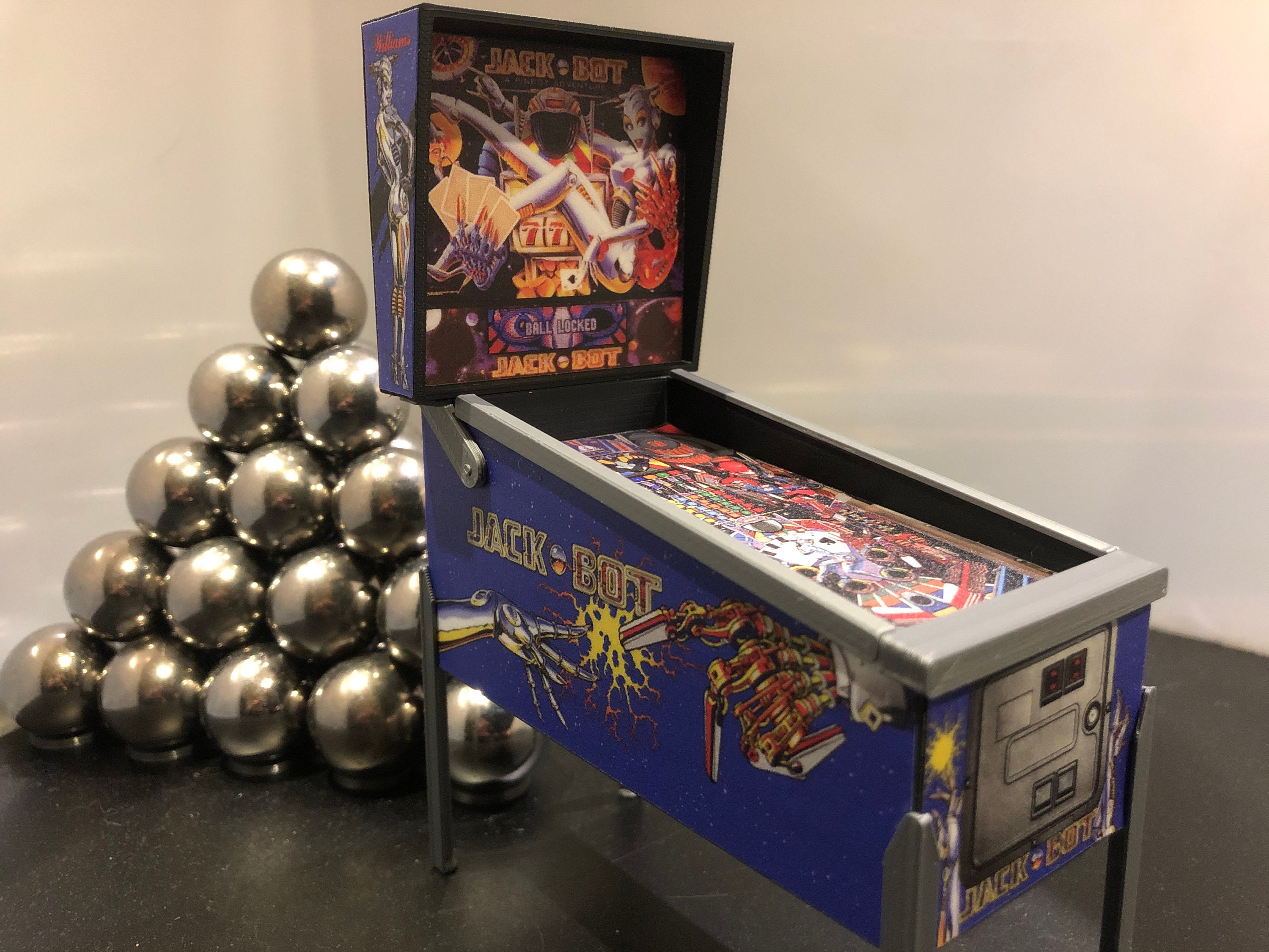 Jackbot Mini Pinball / Xmas Ornament - Etsy