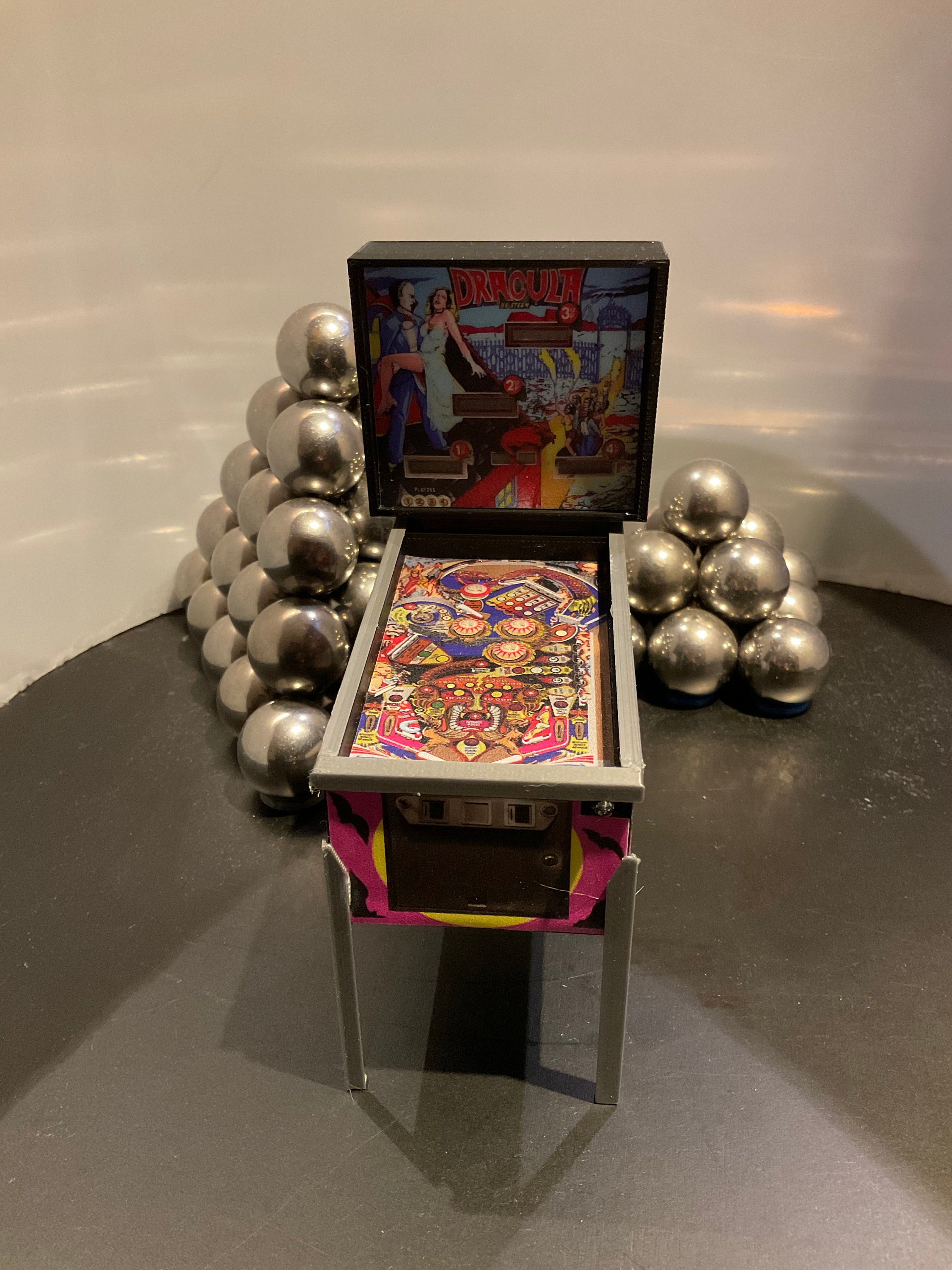 Dracula Mini Pinball / Xmas Ornament - Etsy
