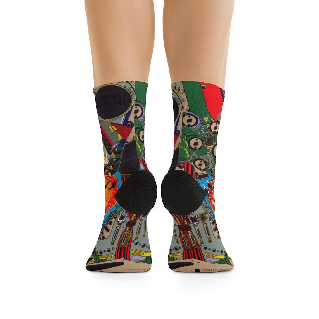 The Adams Family Pinball Socks - Etsy
