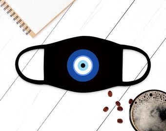 Evil Eye Face Mask - Etsy