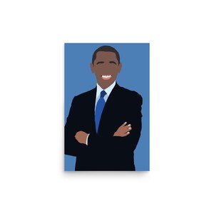 Barack Obama Unframed Poster, Wall Art Decor - Etsy