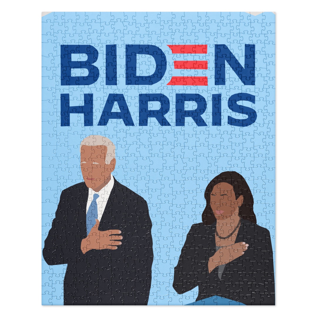 Biden Harris Jigsaw Puzzle, Joe Biden, Kamala Harris, Vote Democrat - Etsy