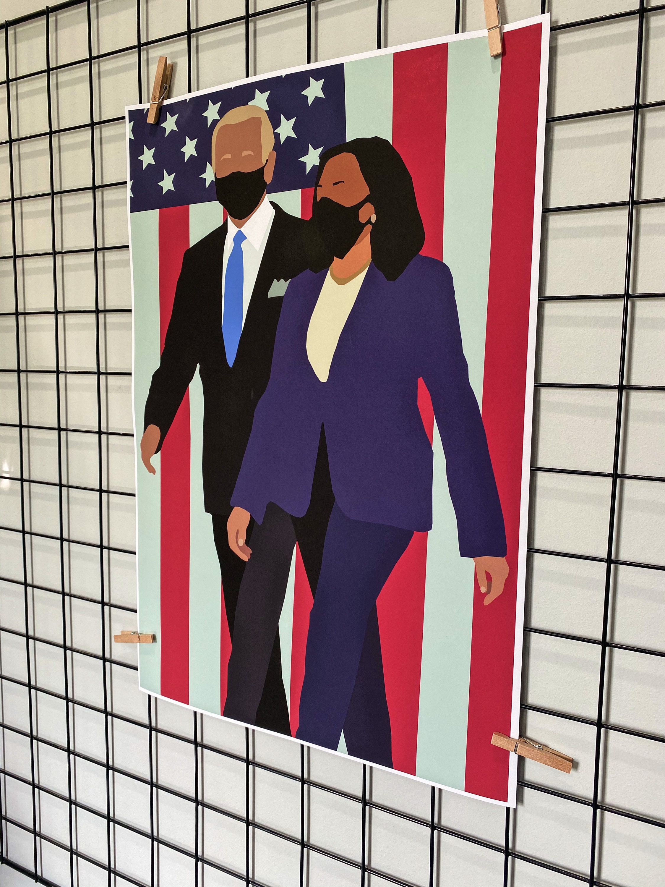 Biden Harris Poster Joe Biden Kamala Harris Vote Democrat | Etsy