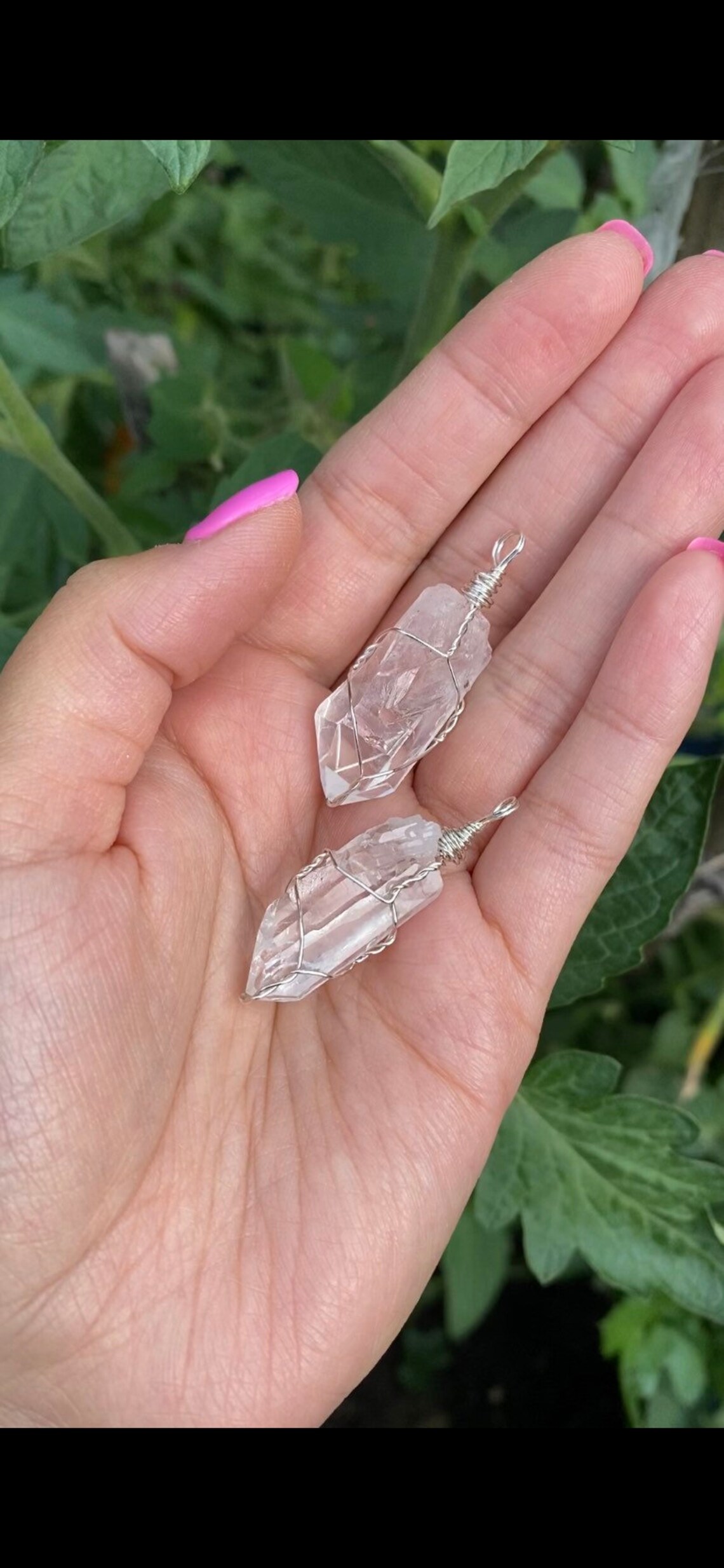 Clear Quartz Reiki Infused High Vibrational Energy Necklace / - Etsy