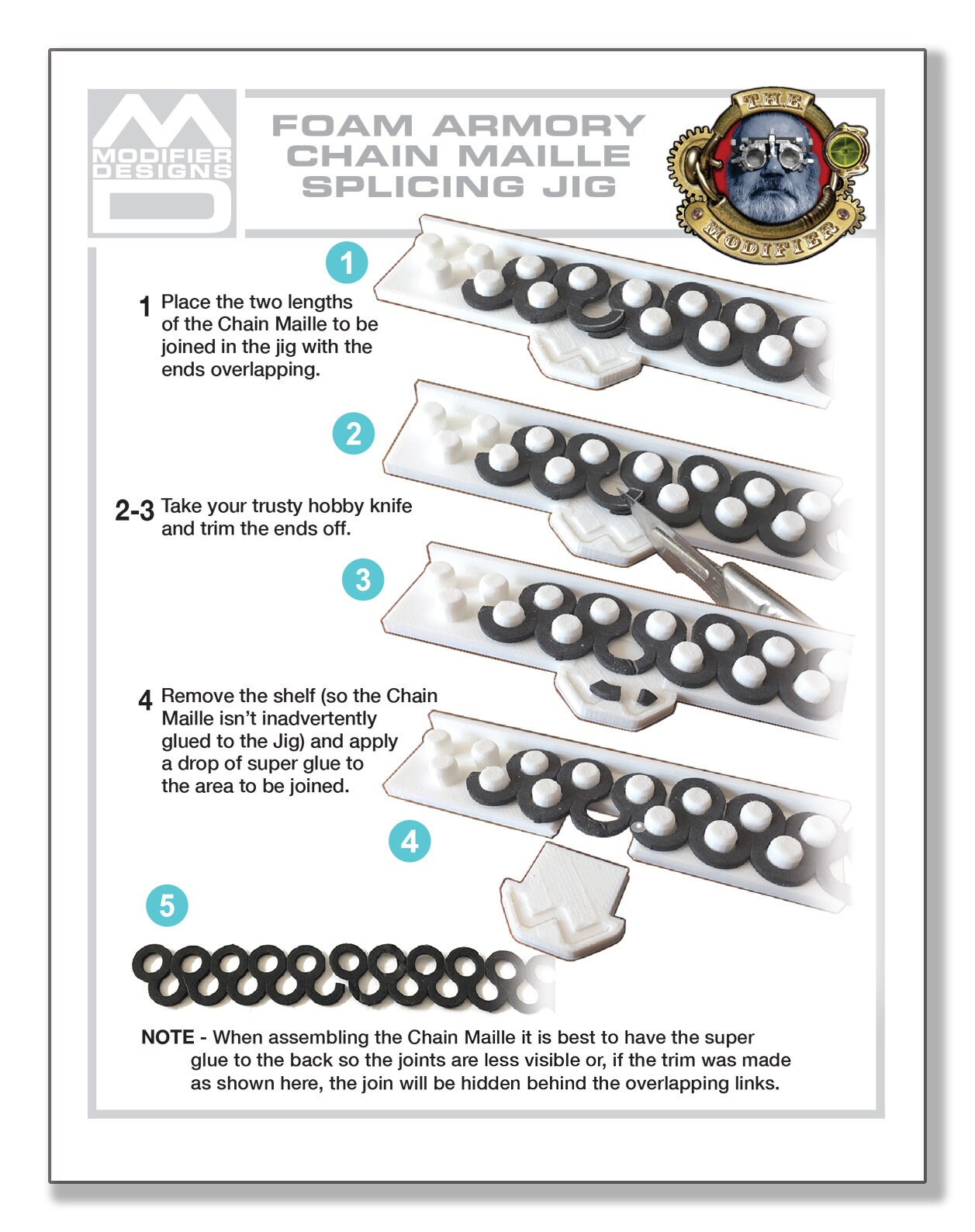 3D Printable Splicing Jig for Foam Amorories Chain Mail - Etsy