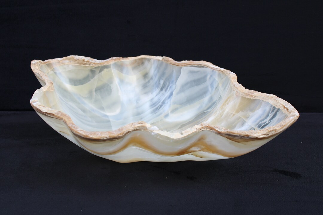 Unique Bowl Natural Stone Bowl Onyx Bowl Beautiful Onyx Centerpiece ...