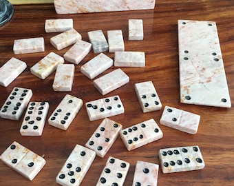 Marble Dominoes | Etsy