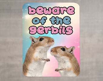Gerbil Print | Etsy UK