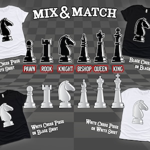 Chess Set Costume Shirts, Chess Piece Costume, Chess Board Costume ...