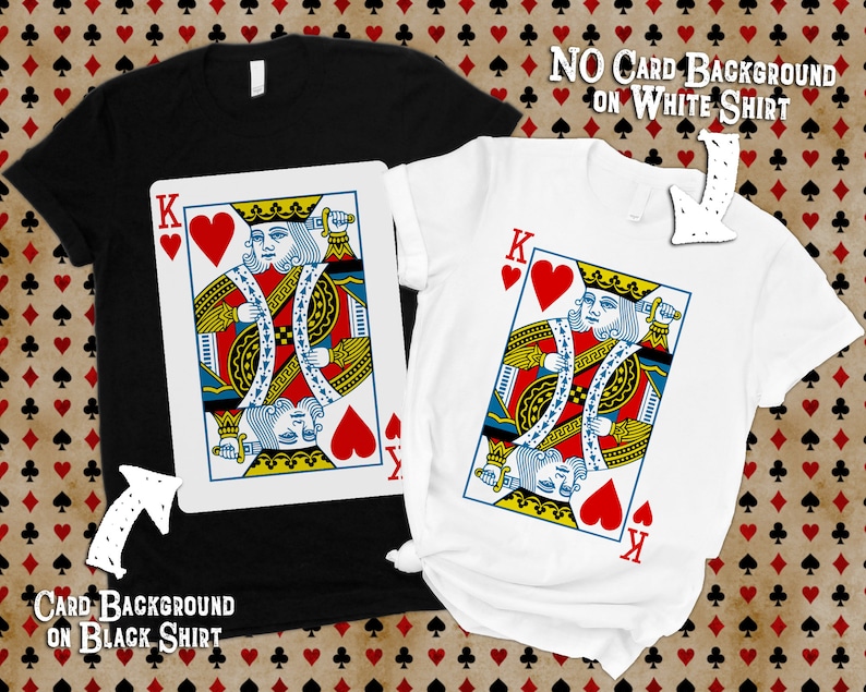 Deck of Cards Group Costume Shirts, Poker Outfit Cards Costume, Bridge ...