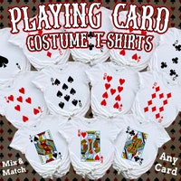 Deck of Cards Group Costume Shirts, Poker Outfit Cards Costume, Bridge ...