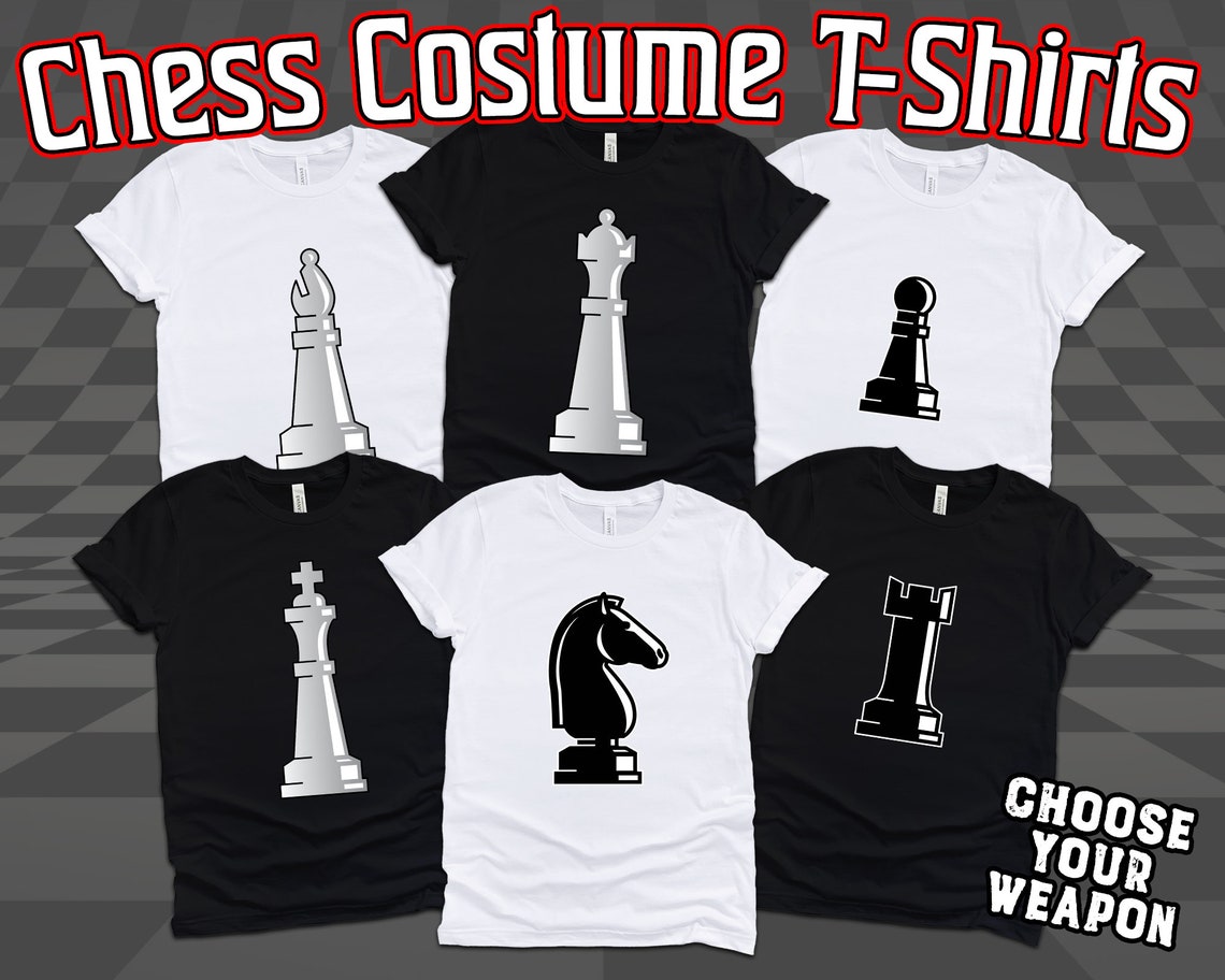 Chess Set Costume Shirts Chess Piece Costume Chess Board - Etsy