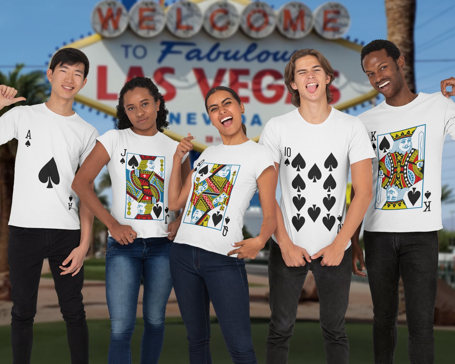 Deck of Cards Group Costume Shirts Poker Outfit Cards - Etsy