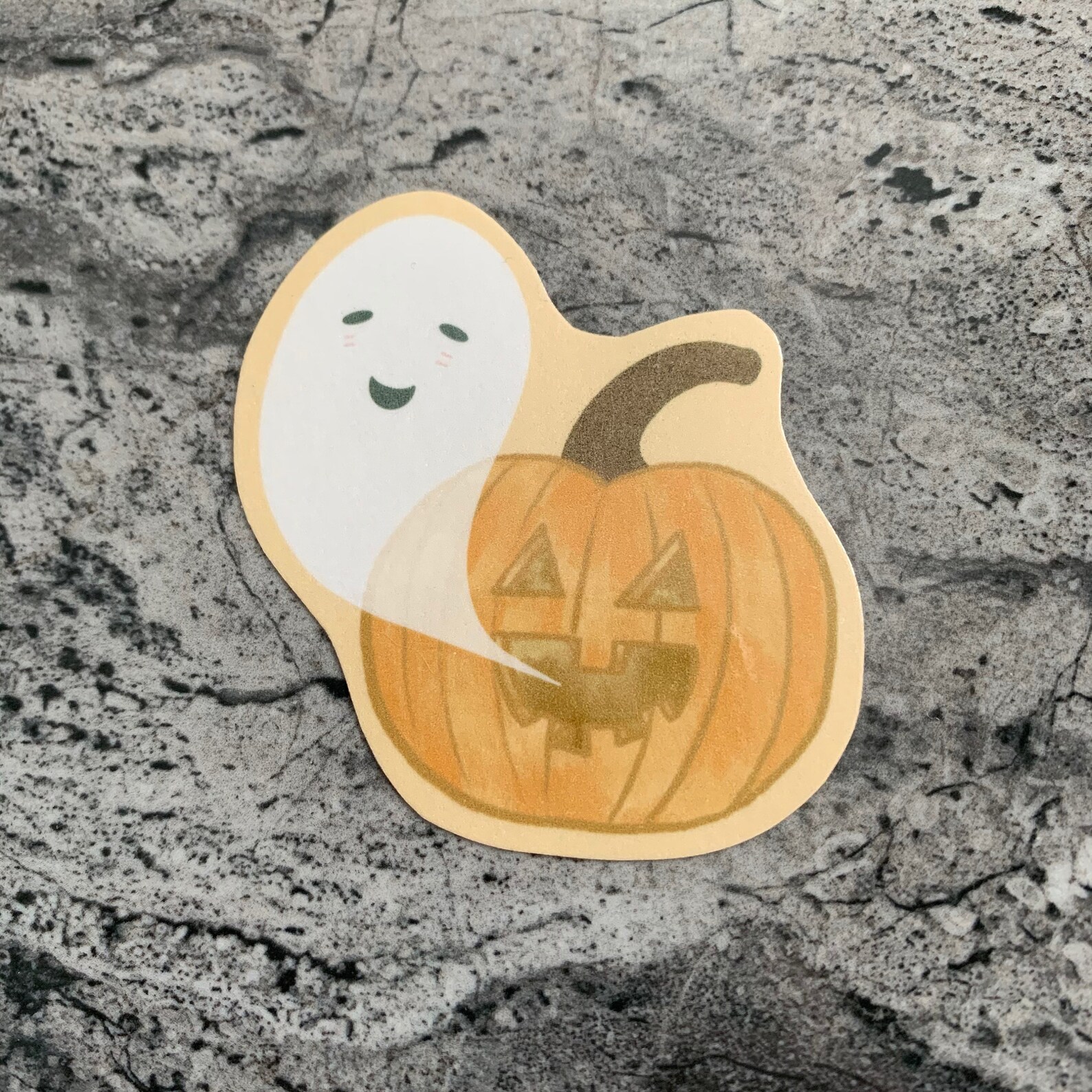 LITTLE GHOST glossy sticker halloween sticker planner | Etsy