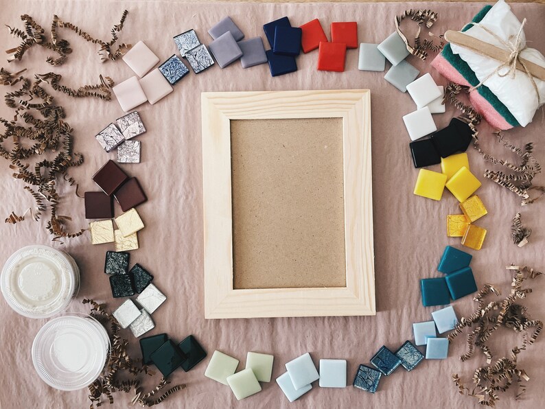 Personalized DIY Frame Kit, Mosaic Kit, Custom Made, DIY Kits for ...