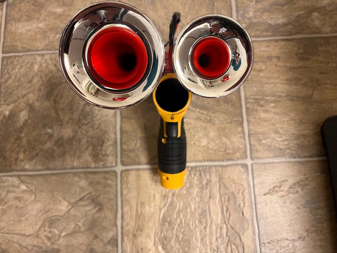 Drill Air Horn Train Horn With 12v Battery and Charger. - Etsy