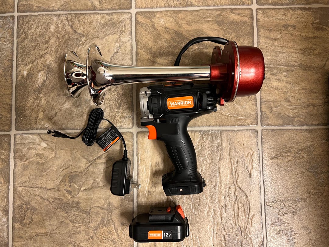 Drill Air Horn Train Horn With 12v Battery and Charger. - Etsy