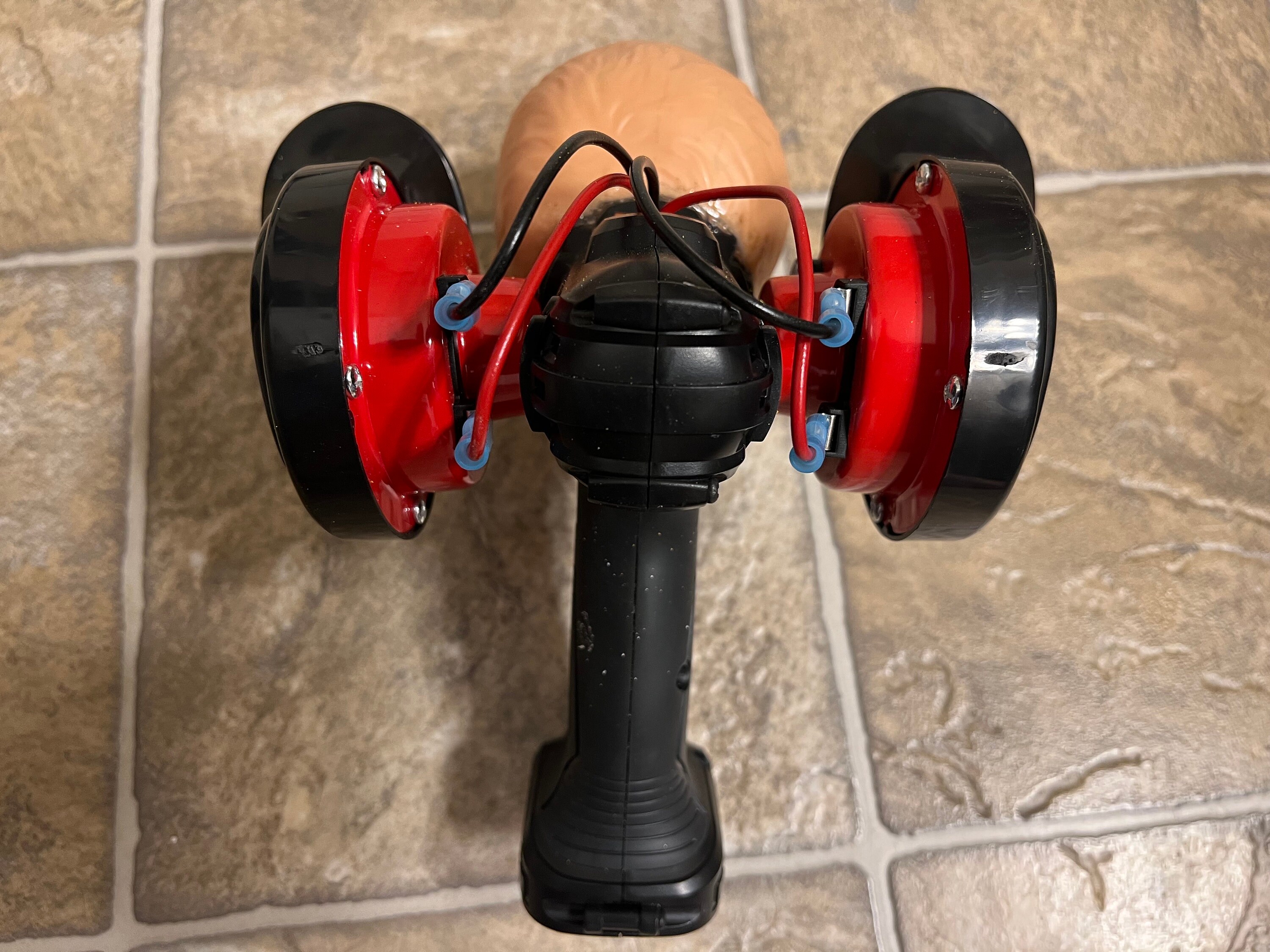 Hand Held Horn Prop With Doll Head - Includes 12v Battery and Charger ...