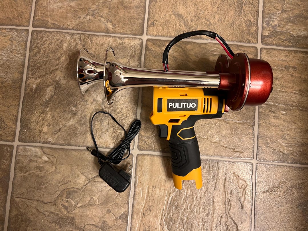 Drill Air Horn Train Horn With 12v Battery and Charger. - Etsy