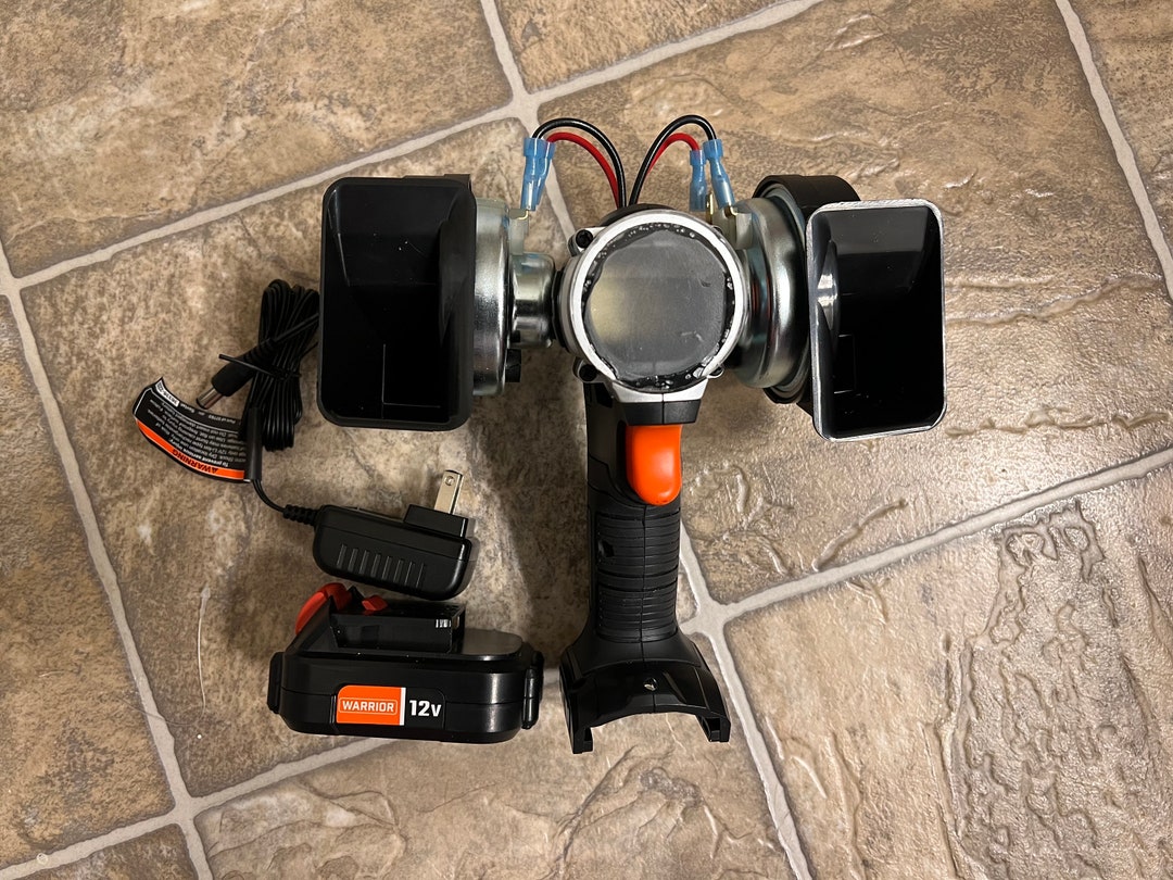 Hand Held Horn Prop With LED Includes 12v Battery and Charger - Etsy