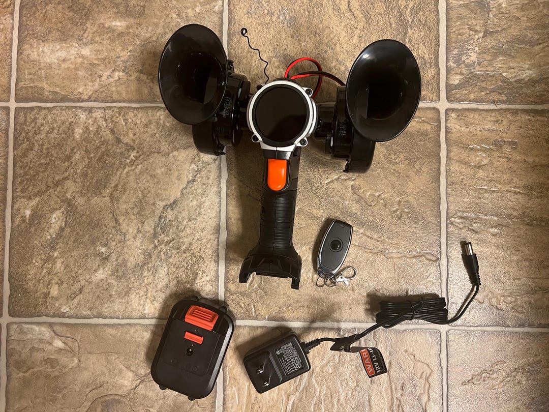Remote Activated Train Horn – Portable Prank Prop With Battery ...