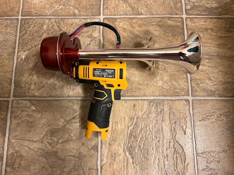 Drill Air Horn Train Horn With 12v Battery and Charger. - Etsy
