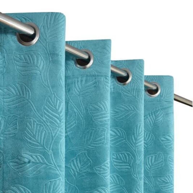 Turquoise Curtains - Etsy UK