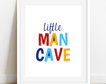 Little Man Cave Printable - Etsy