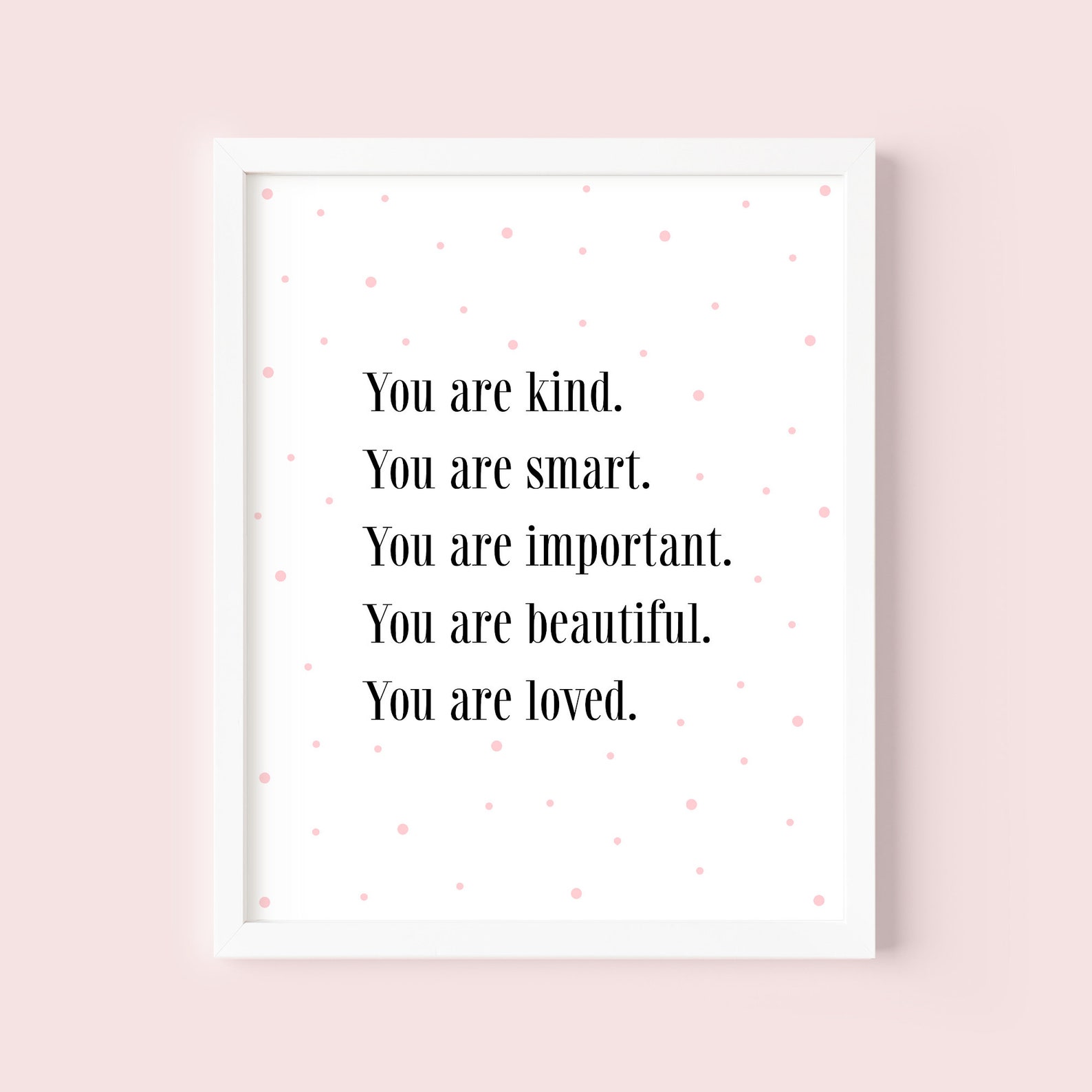 You Are Kind Printable Quote Inspirational Quote for Girl | Etsy