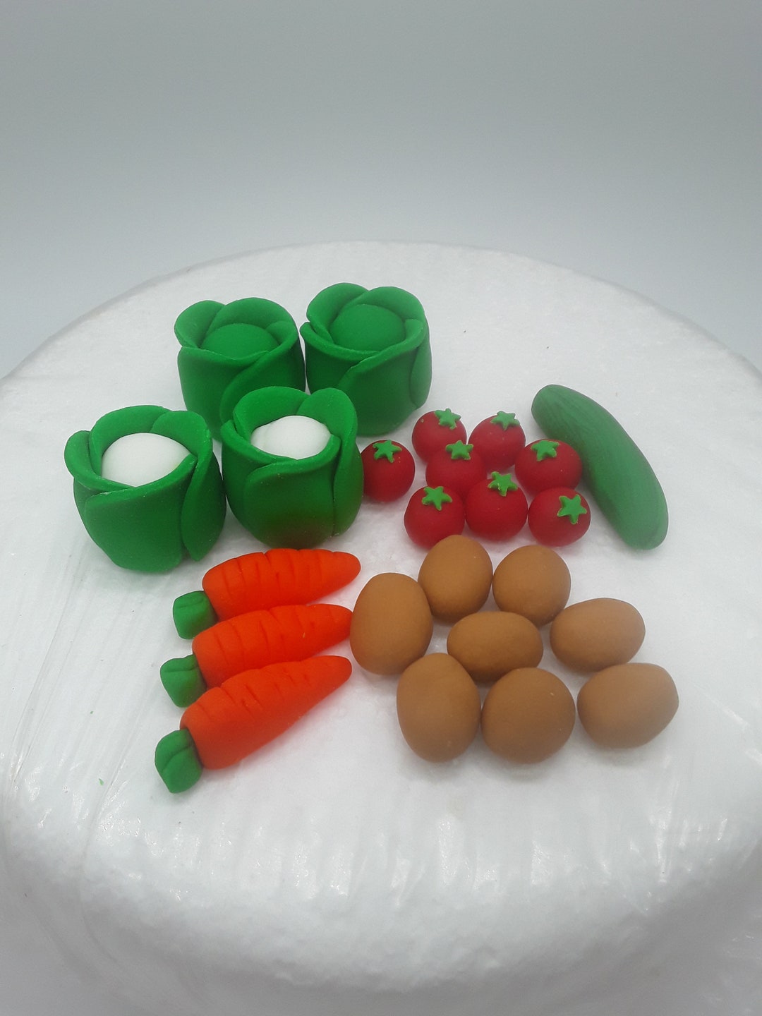 Edible Veg Handmade Cake Topper Decoration(matches Peter Rabbit) - Etsy UK