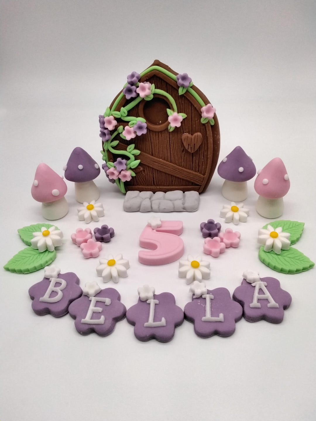 Edible Fairy Door, Fairy Garden Cake Topper Handmade Personalised ...