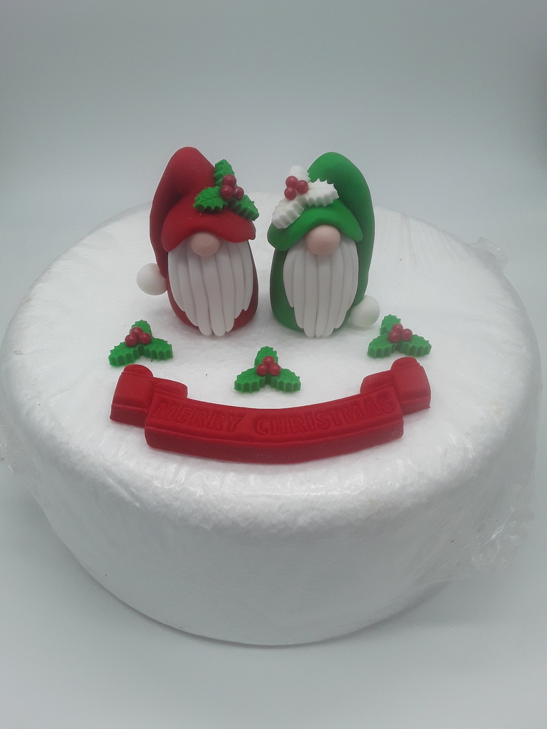 Edible Christmas Gonk Cake Topper Decoration - Etsy UK