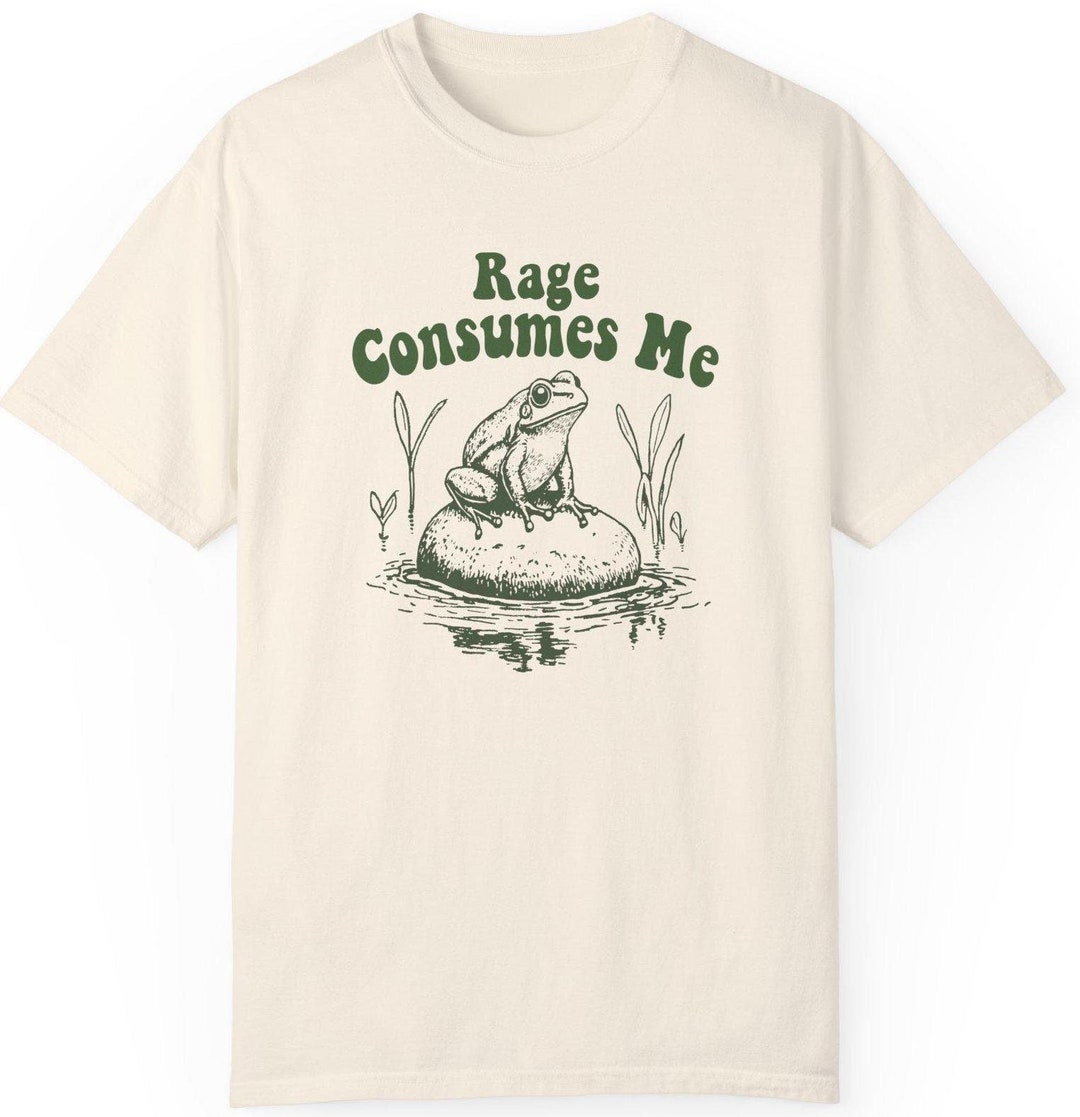 Rage Consumes Me, Frog T-shirt, Funny Frog Tee, Cottage Core Shirt ...