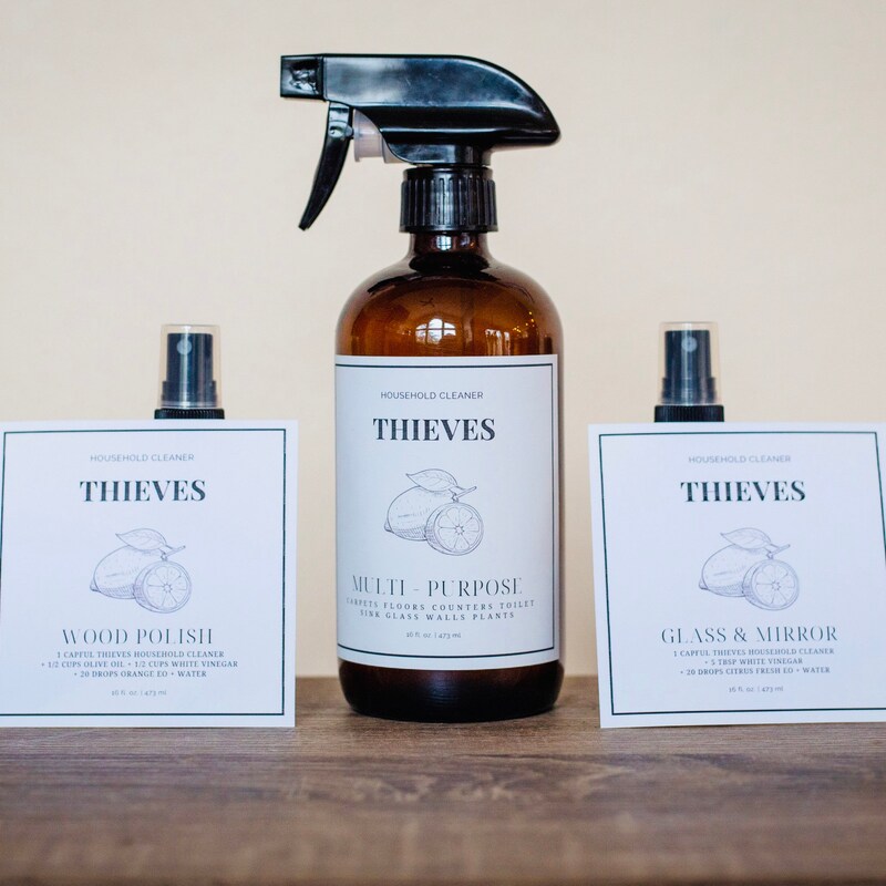 Young Living Labels - Etsy