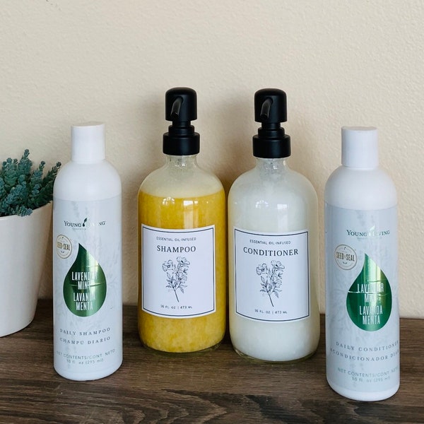 Young Living Labels - Etsy