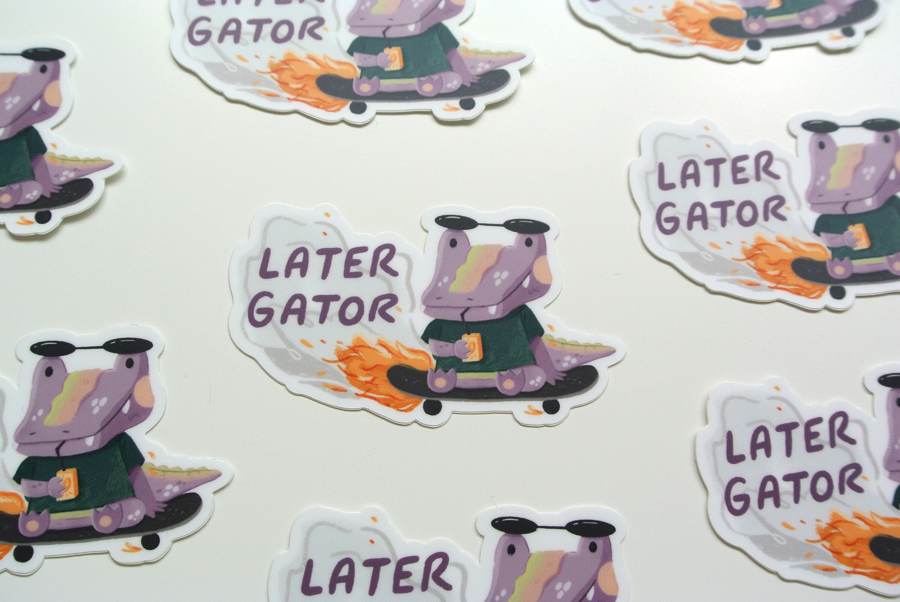 Later Gator - Die Cut Vinyl Decal - Etsy