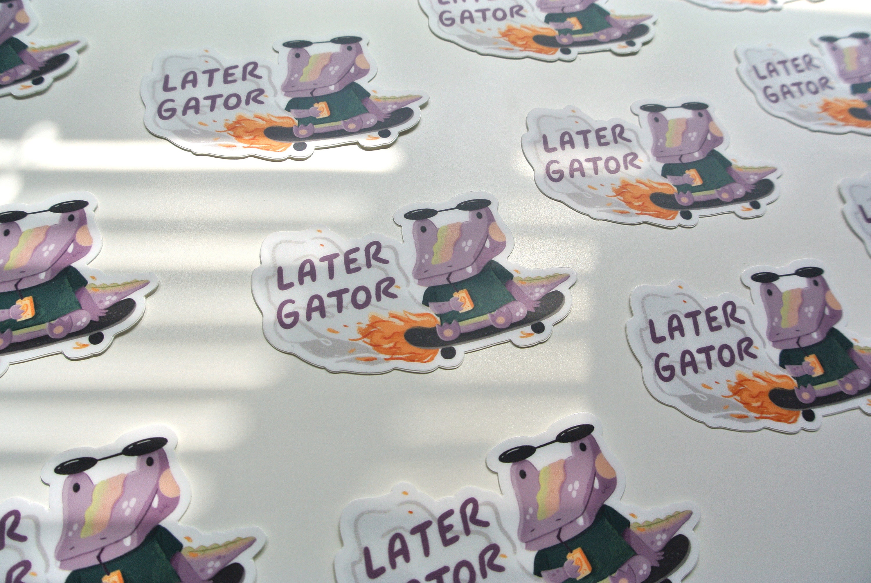 Later Gator - Die Cut Vinyl Decal - Etsy