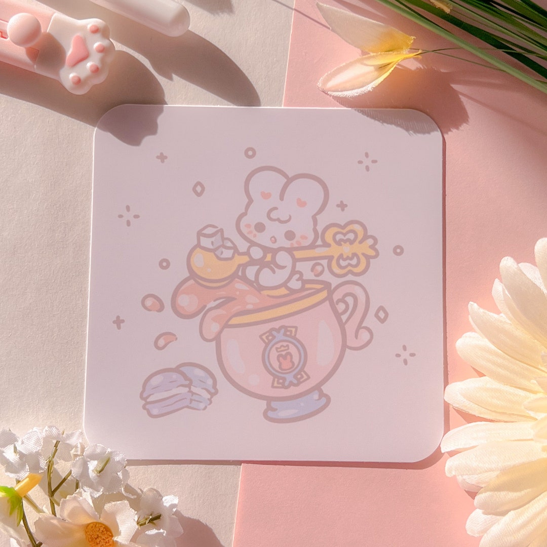 Cute Bunny / Tea Party Art Print / Cafe Print / Cute Sheep / Cute ...