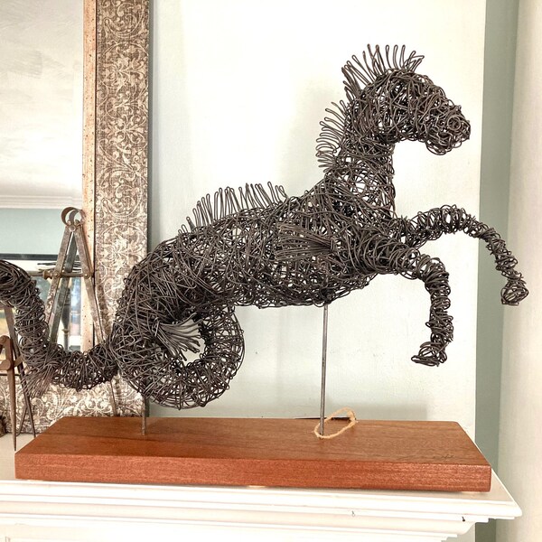 Wire Seahorse - Etsy