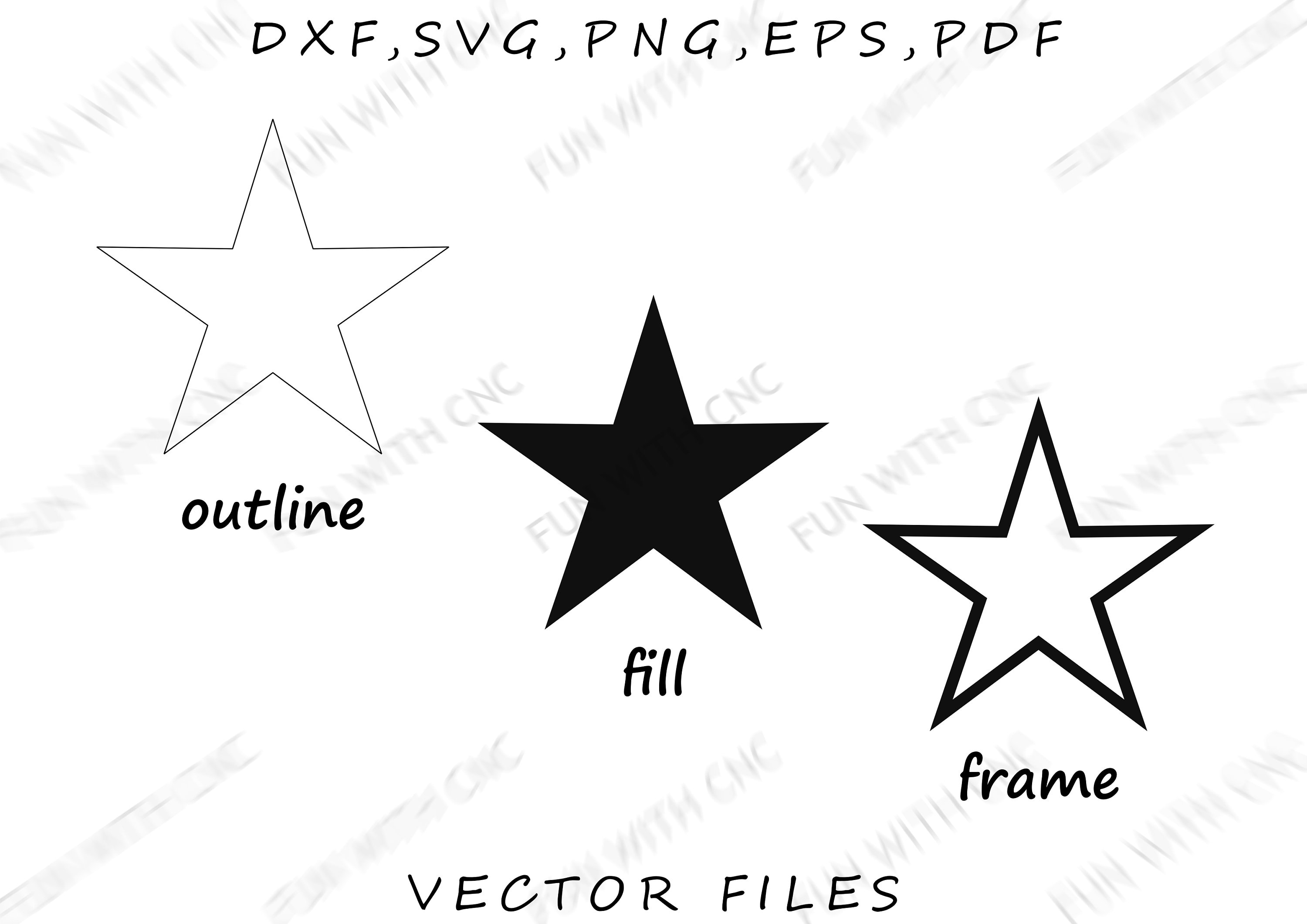 Star Shape SVG | Star Shape Variations | Star Svg | Stare Shape Outline ...
