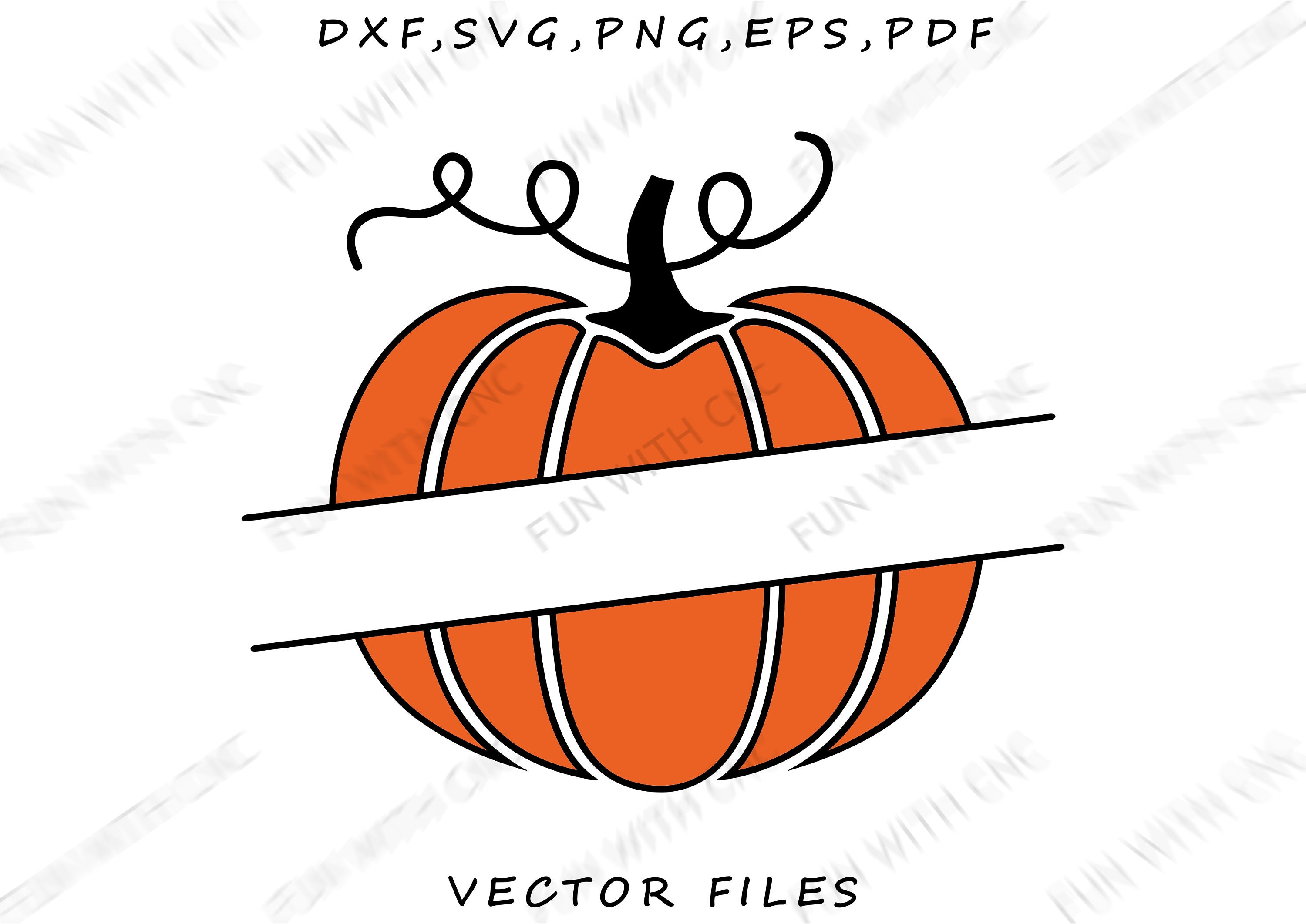 Happy Halloween Split Monogram Svg, Pumpkin Split Svg, Halloween ...