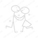 Stickman Kiss | Stickman in Love | Stickman Couple | Love Couple Png ...