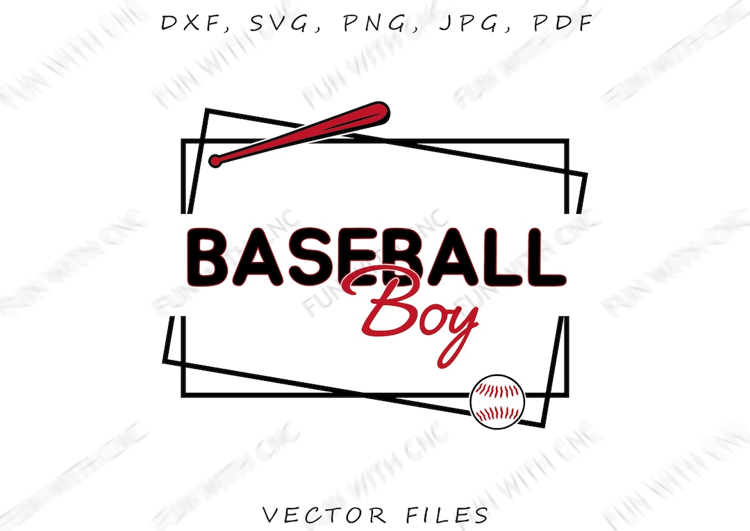 Baseball Boy in a Double Rectangle Split Frame With a Baseball Ball and ...