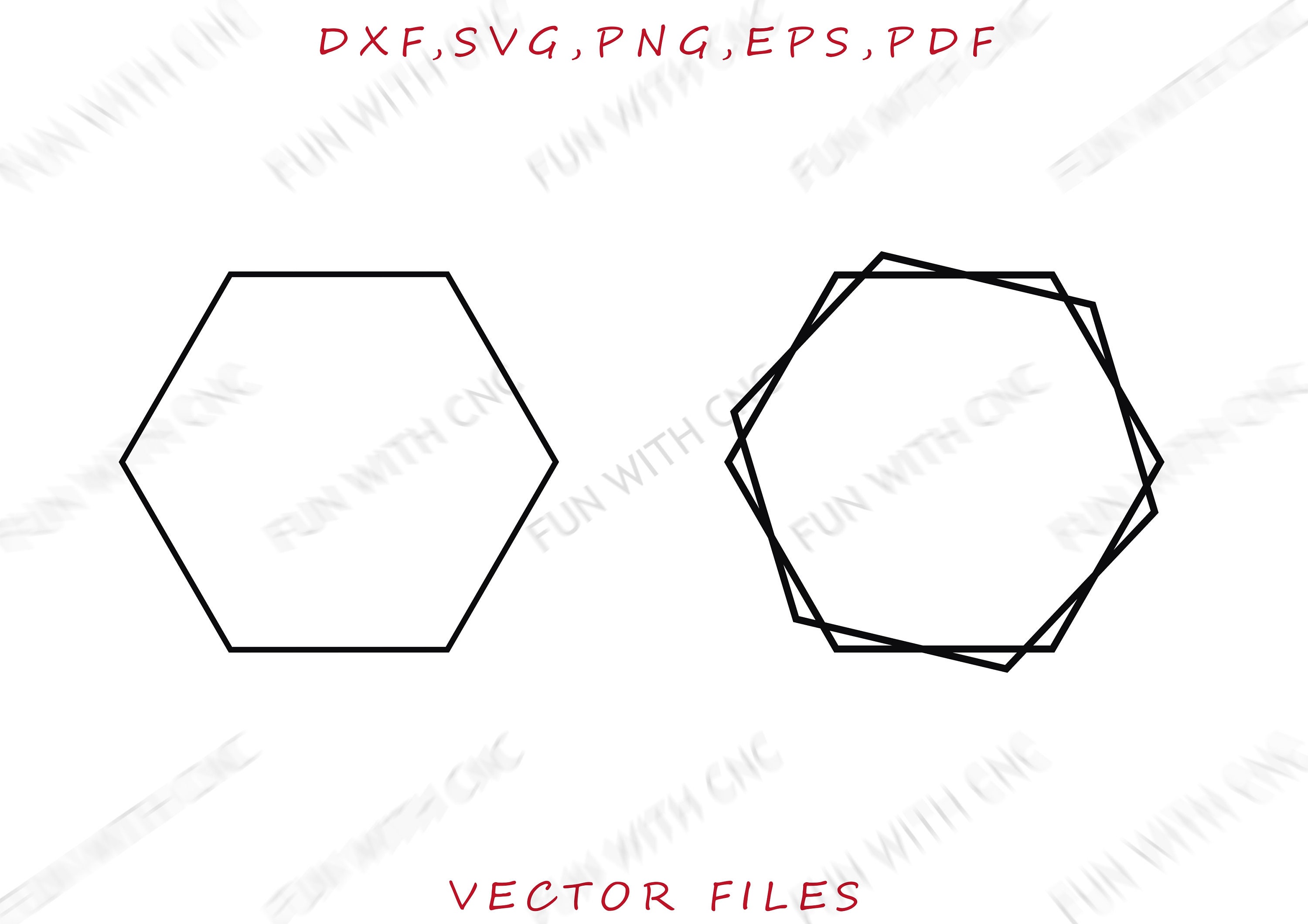 Hexagon Frame Svg / Formas geométricas / Simple Svg / Doodle Hexagon ...