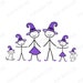 Stick People Christmas Family Svg, Christmas Stick Figure Clipart ...