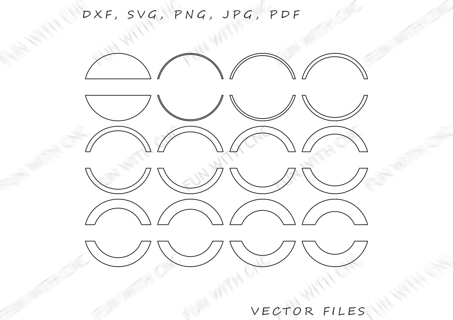 Circle Split Frames Svg, Geometric Shapes Split Frame, Circle Split ...