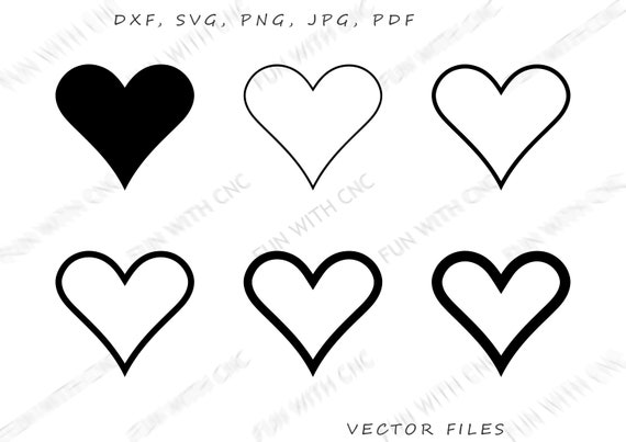 Love Shape Borders And Frames